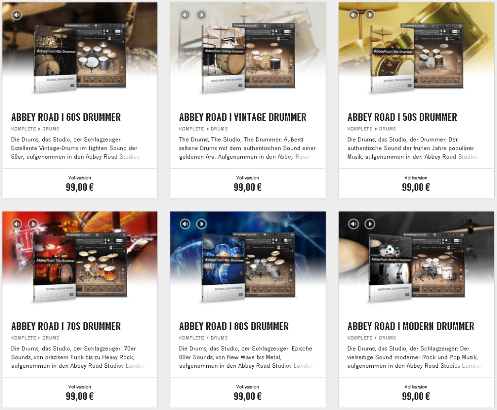 Native Instruments Abbey Road Drummer Products 2015-12 - XpressPads